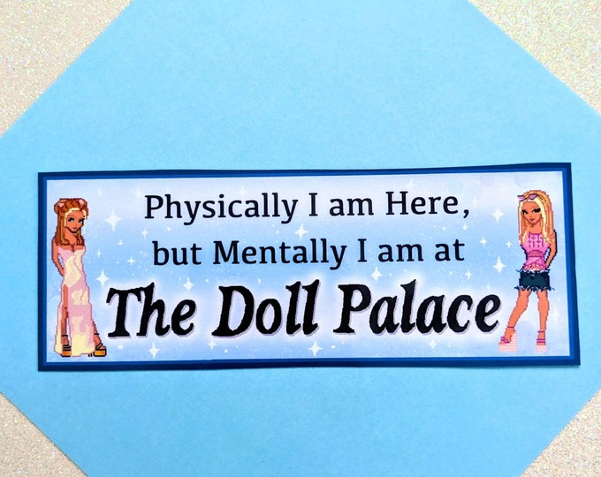 The Doll Palace | Y2K Internet Nostalgia Dollz Glossy Sticker - Etsy