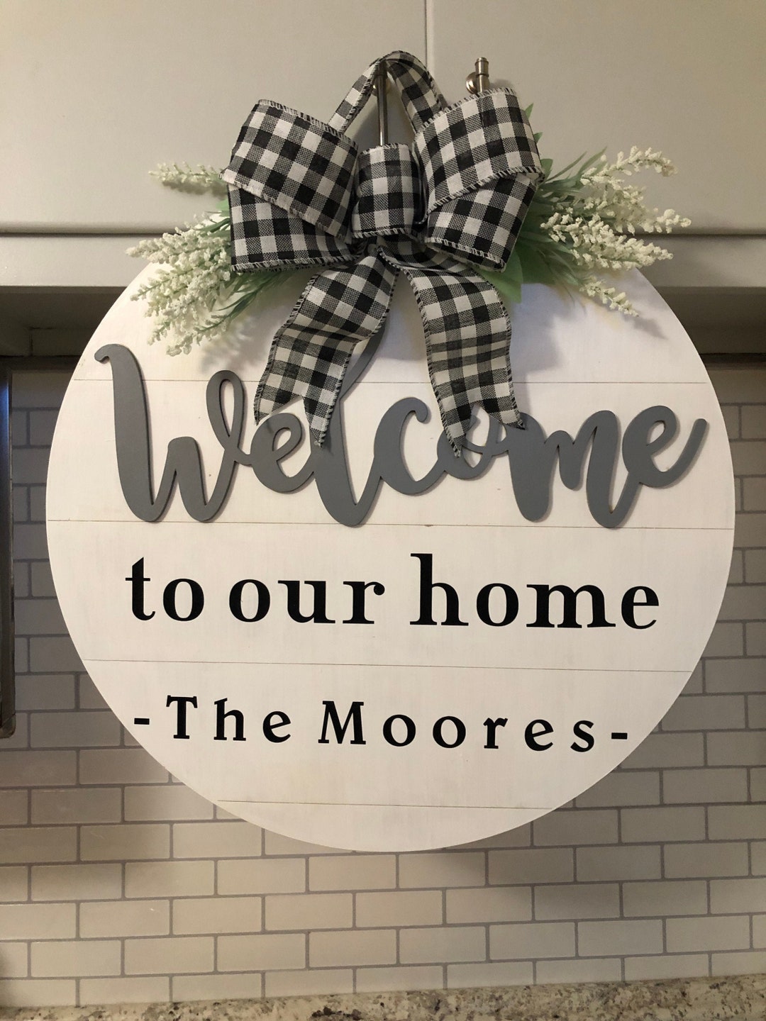 Personalized Shiplap Wood Welcome Sign - Etsy