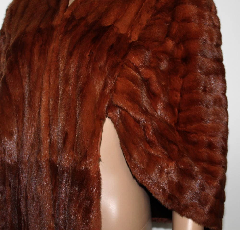 Vintage Mink Stole// Lined// Old Hollywood Glamour//40s Mink Stole ...