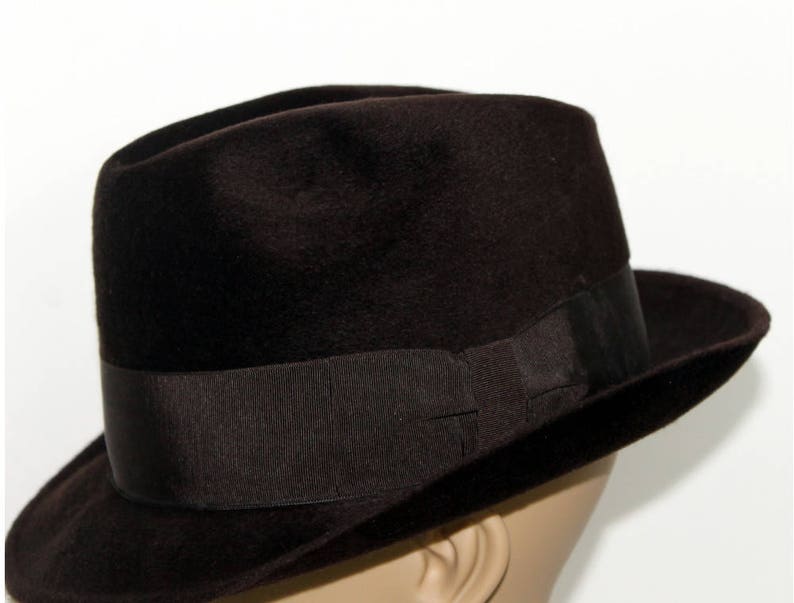 Vintage Fedora//1950s 60s Fedora// Designer Borsalino// Made - Etsy