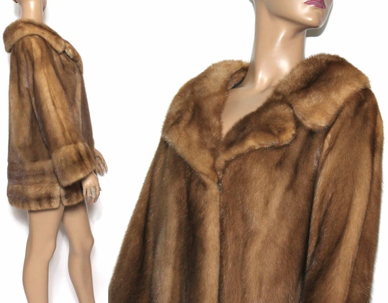 Vintage Mink Coat//fur Coat// Stroller Length Fur//70s Mink Coat ...