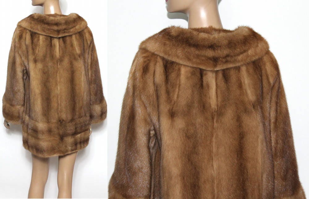 Vintage Mink Coat//fur Coat// Stroller Length Fur//70s Mink Coat ...