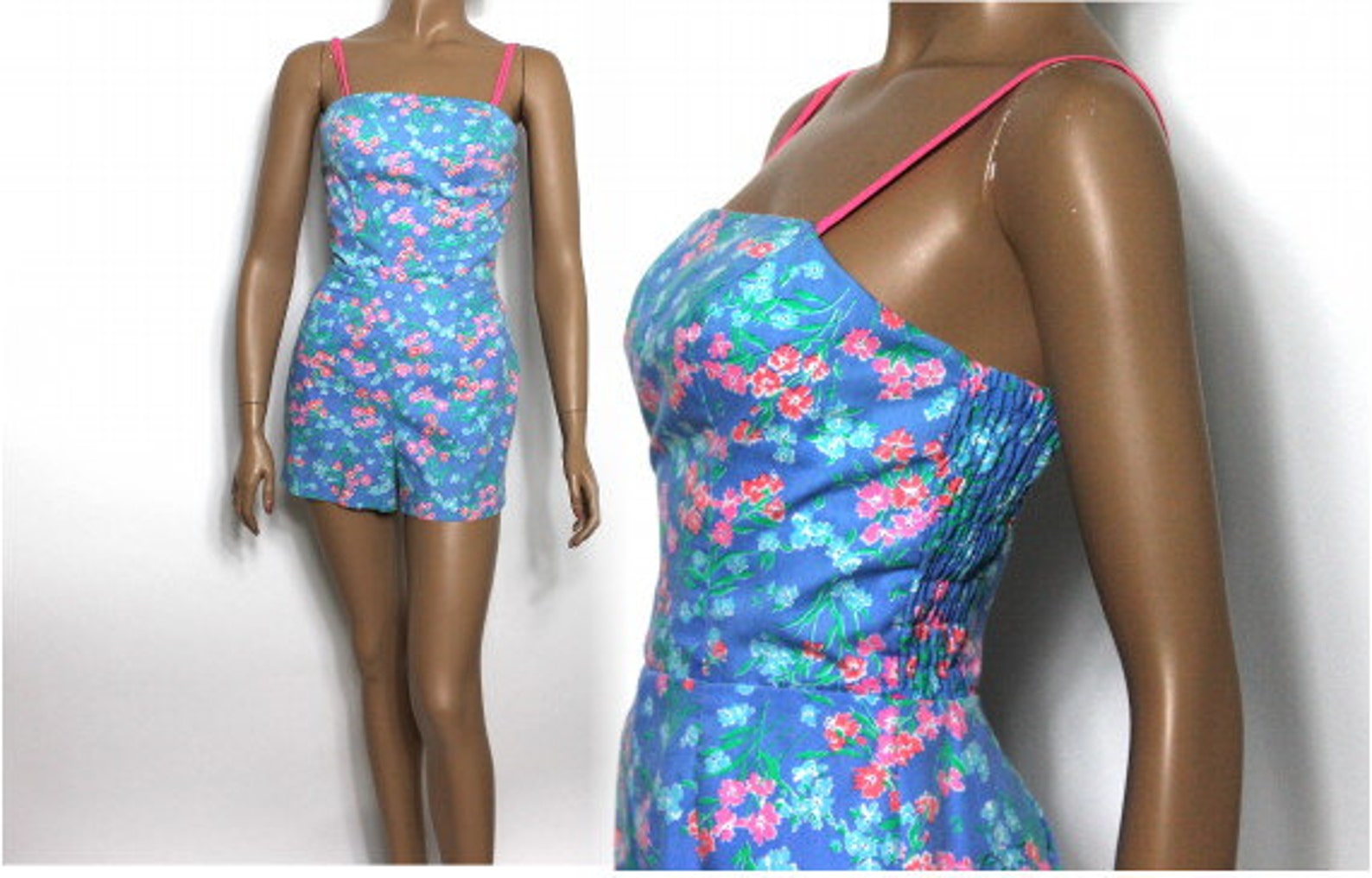Vintage 1960er Jahre Badeanzug Badeanzug Playsuit Bademode - Etsy.de