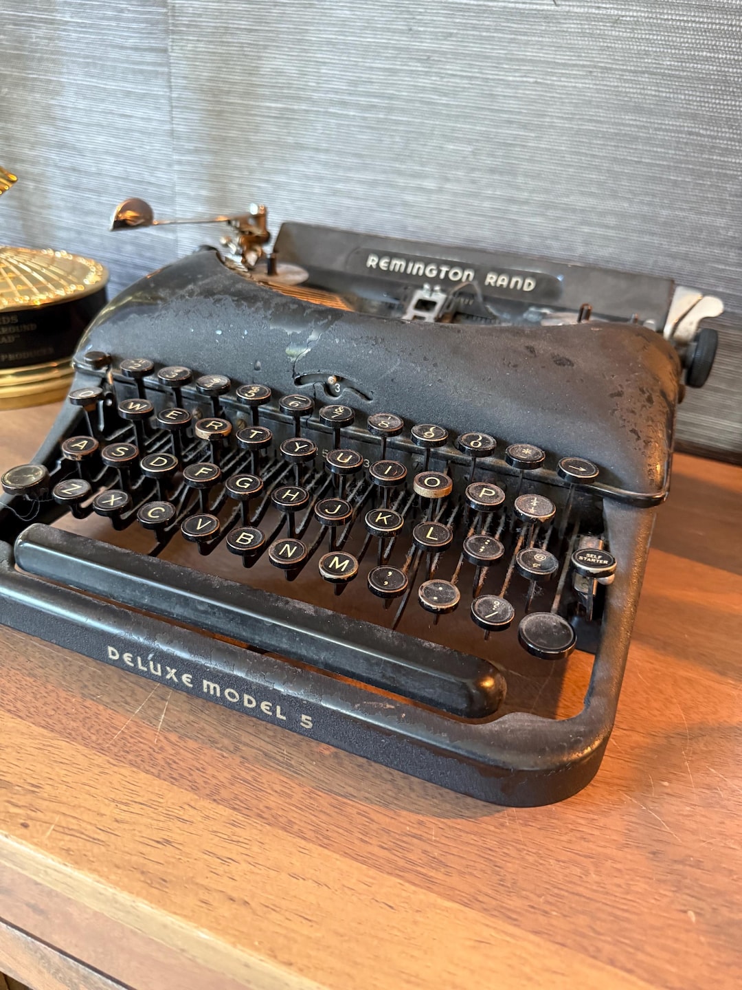 Remington Rand Typewriter Delux Model 5 - Etsy