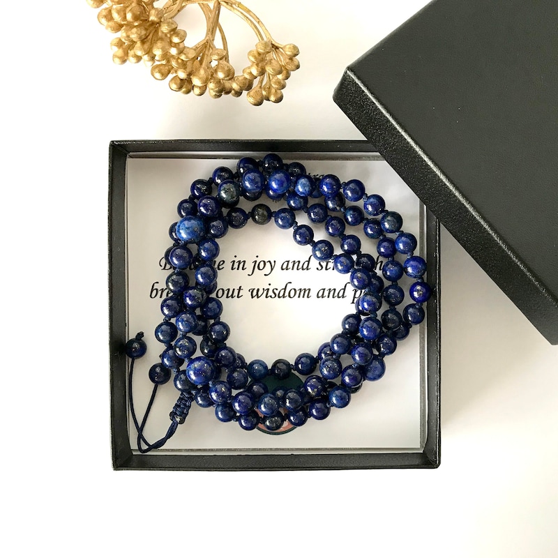 108 Beads Lapis Lazuli - Etsy