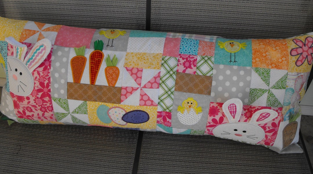 Easter Bench Pillow Bunny Bench Pillow, Bench Pillow, Kimberbell Pillow ...