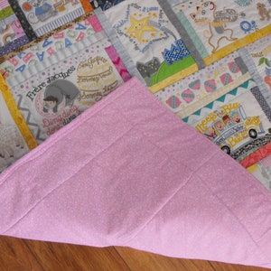 Baby Quilt Machine Embroidered Baby Quilt Appliqued Nursery Rhyme Quilt ...