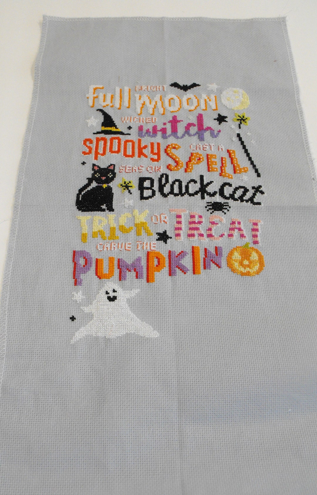 Completed Cross Stitch - Ready for You to Finish - Etsy