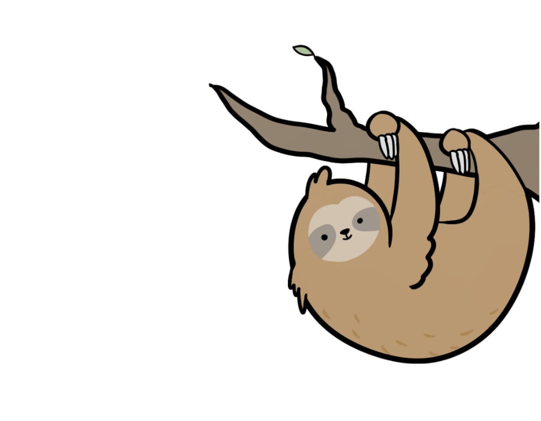 Sloth 2D Vtuber With 5 Emotions - Etsy