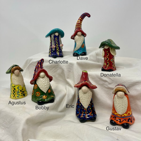 Ceramic Gnomes - Etsy