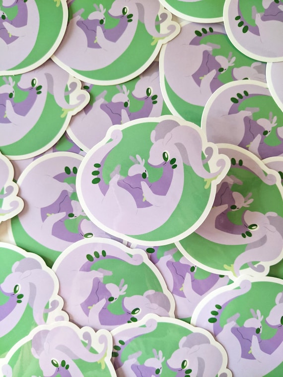 Slime Dragon Sticker | Etsy