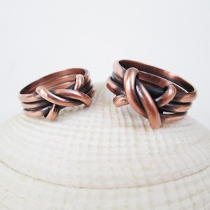 Celtic Copper Knot Ring, Unisex Design, Men and Women - Etsy
