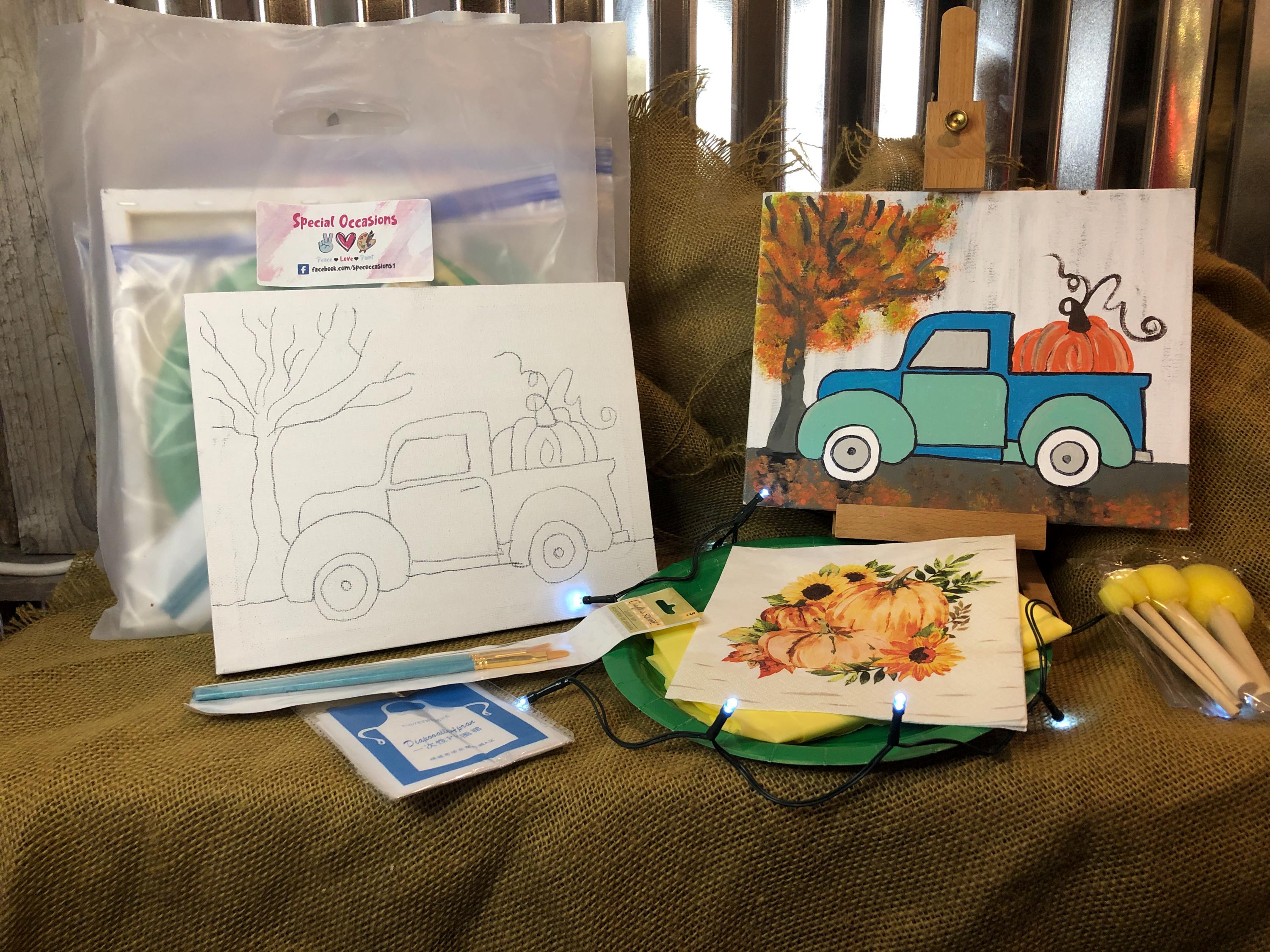 Little Blue Truck Paint Kit - Etsy