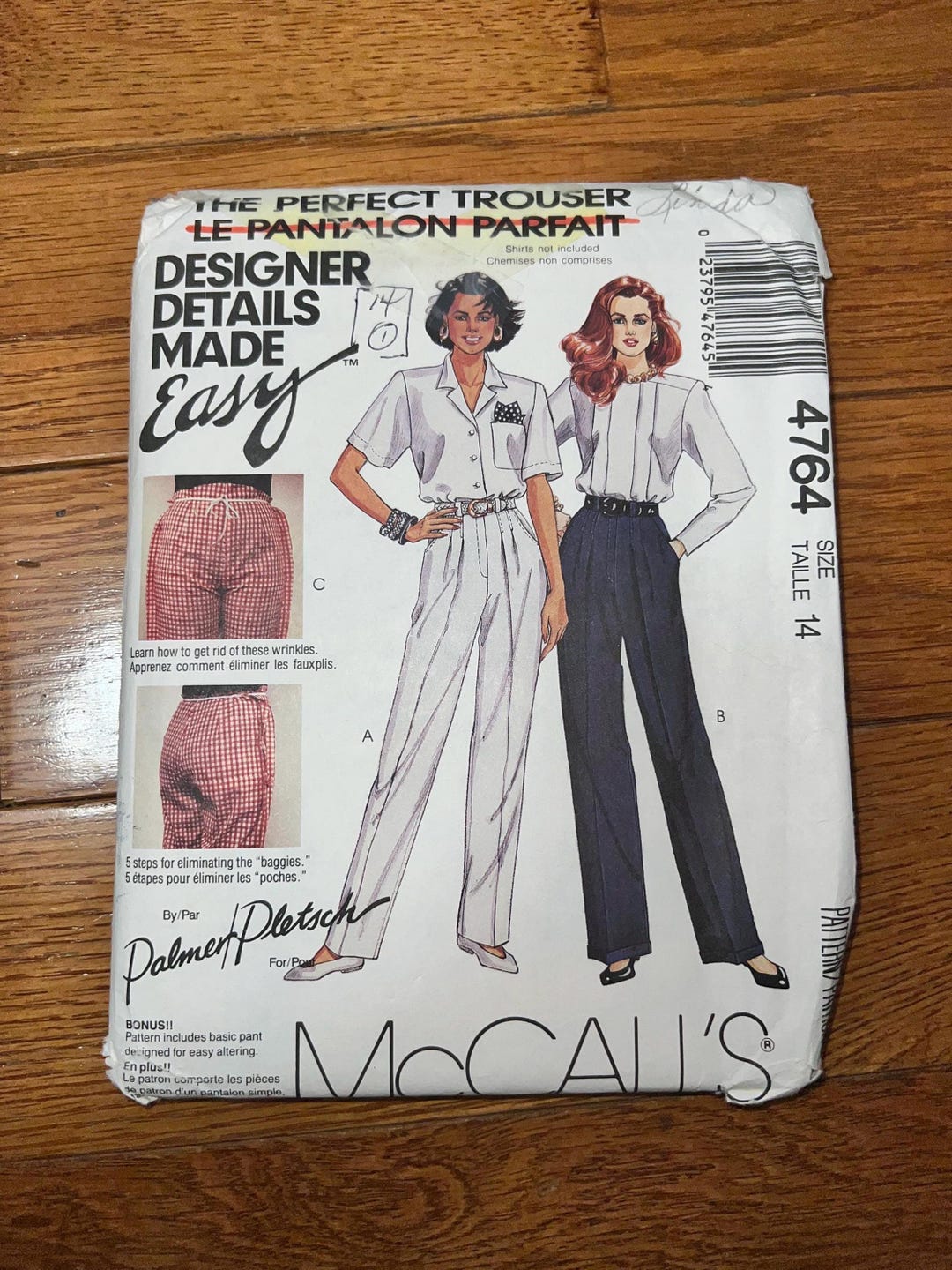 90s Mccall’s Pant Pattern 4764 - Etsy