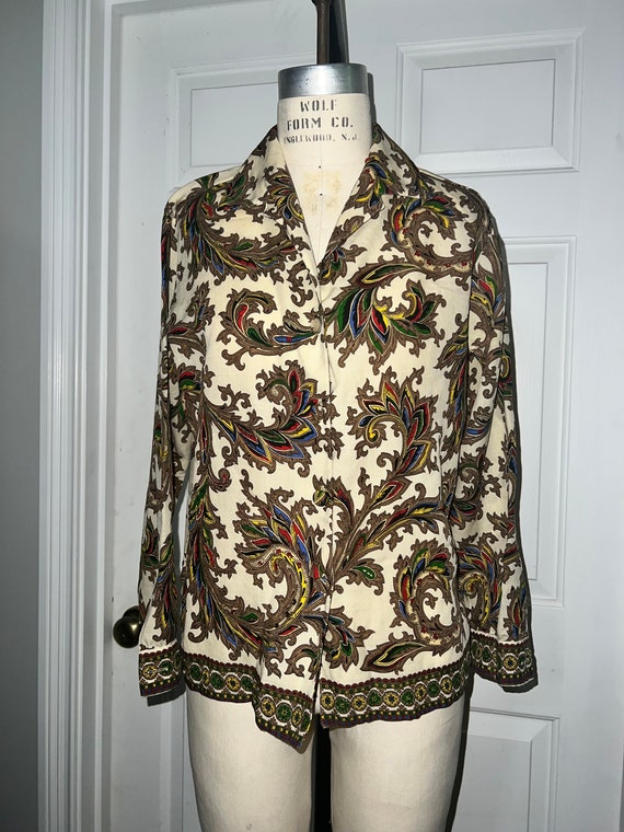 vintage button up with - Gem