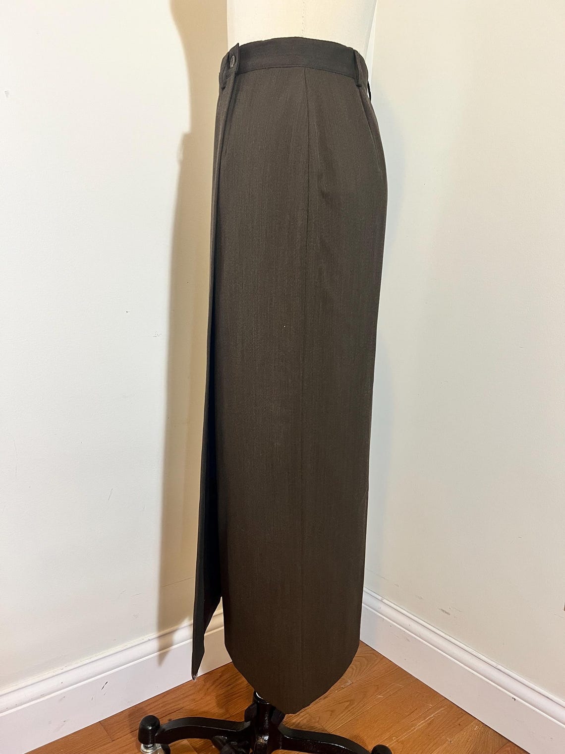 Vintage Wool Wrap Skirt - Etsy