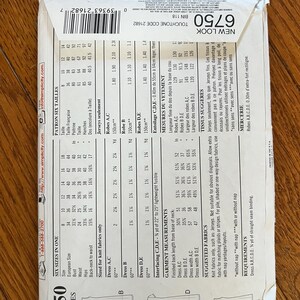 New Look Easy Dress Pattern 6750 - Etsy