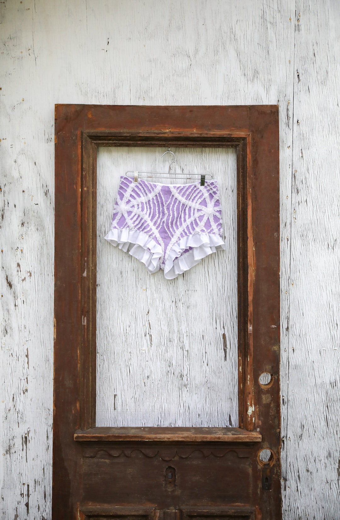 Ruffle Hot Pants - Chenille - Etsy