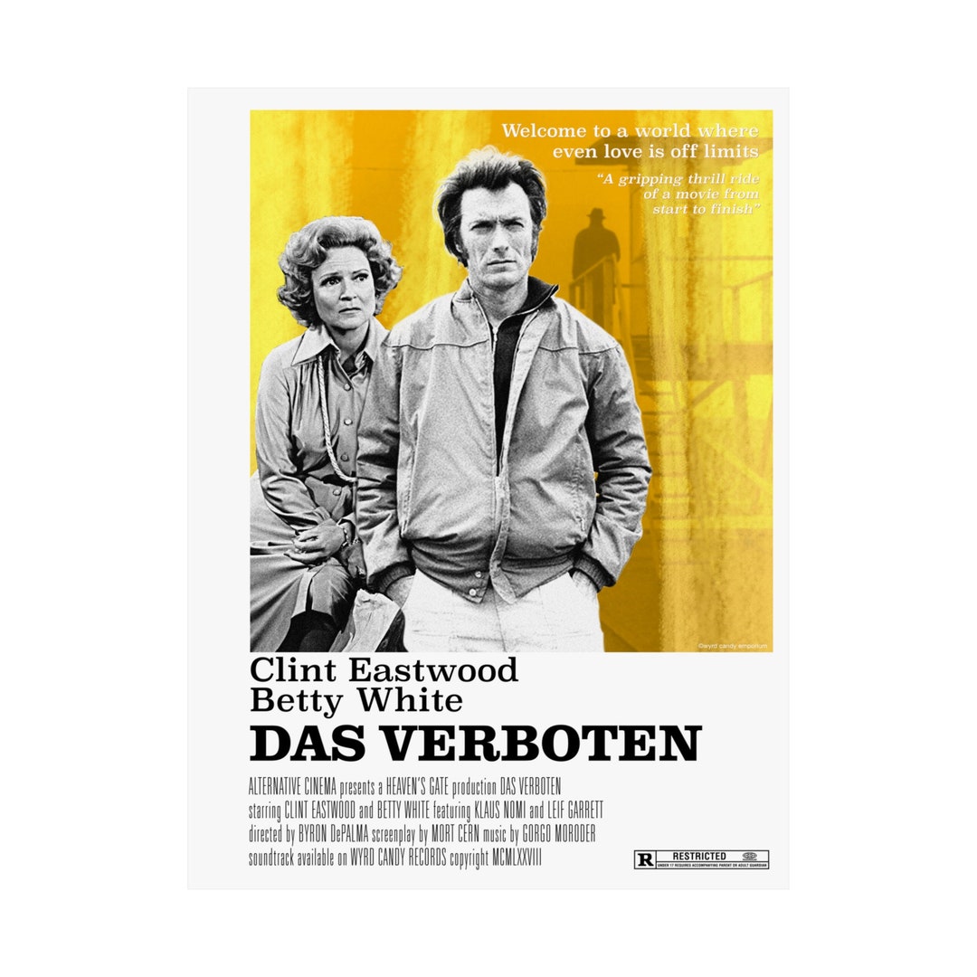 Alternate Timeline Cinema DAS VERBOTEN 1978 12x16 Matte Vertical Poster ...