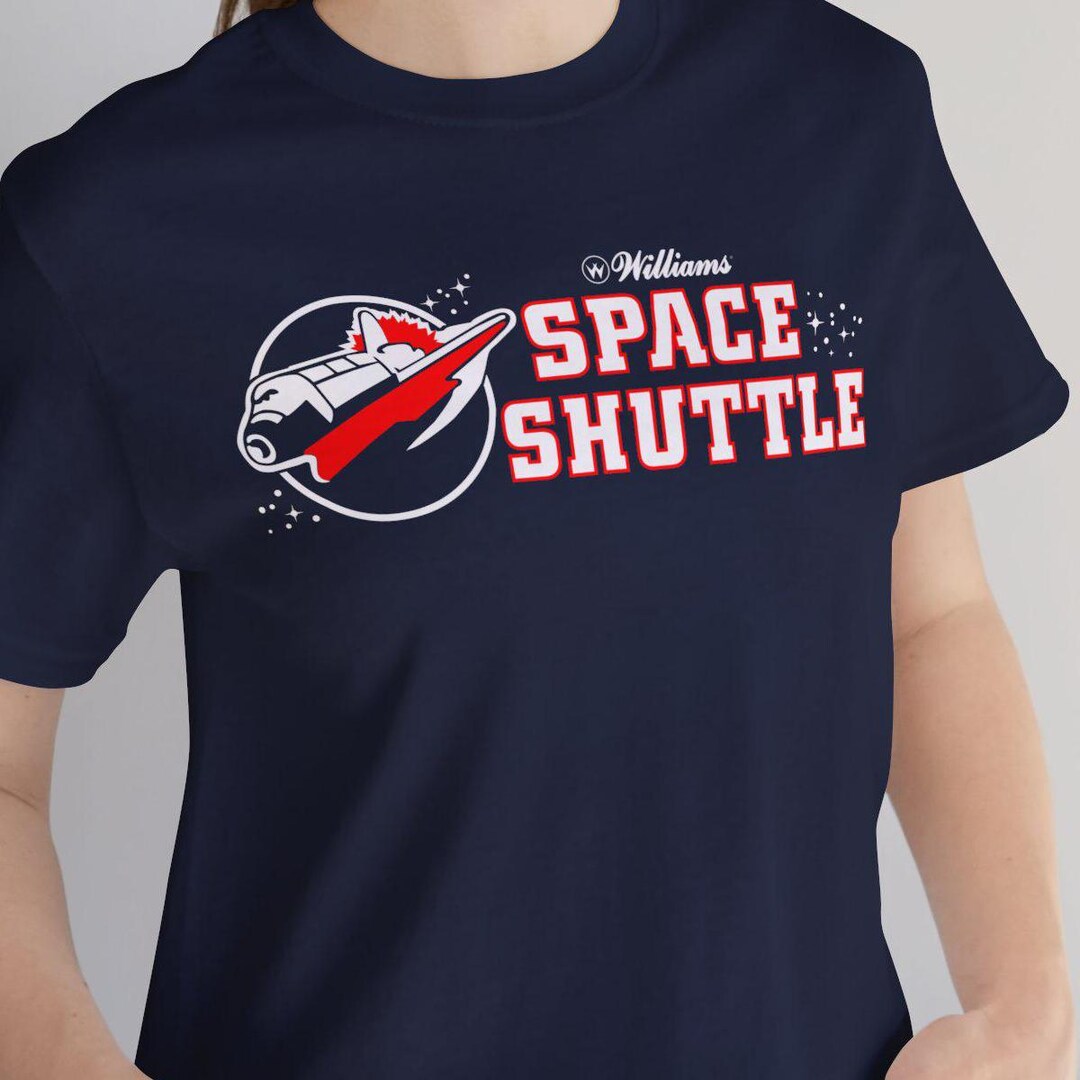 Space Shuttle Vintage Style Pinball Shirt Unisex Jersey Short Sleeve ...