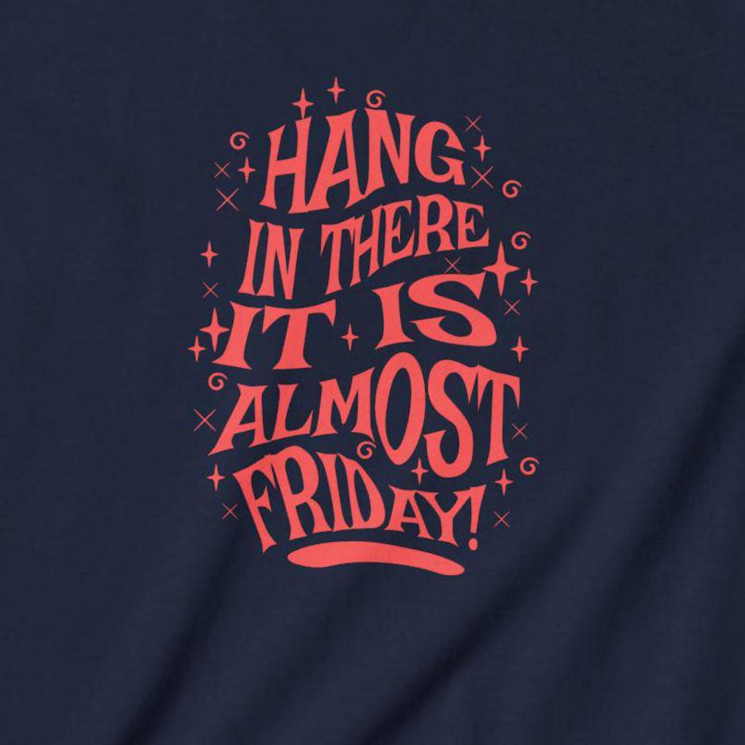 Youth It's Almost Friday Funny Tee Great Gift Family Friendly Humor Boy ...
