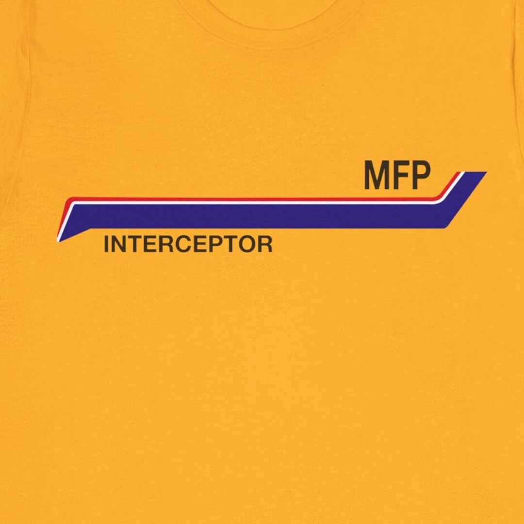 Mad Max MFP Interceptor Logo Tee. George Miller Film T-shirt Unisex ...