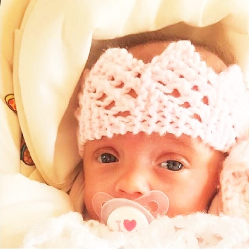 Knitted Crown & Headband Pattern – Baby to Adult Sizes (PDF Pattern) - Etsy