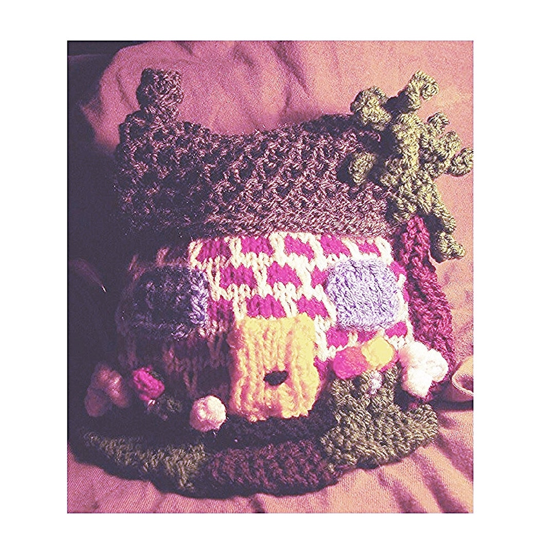Tea Cosy Knitting Pattern for Country Cottage in Double Knit Yarns Pdf ...
