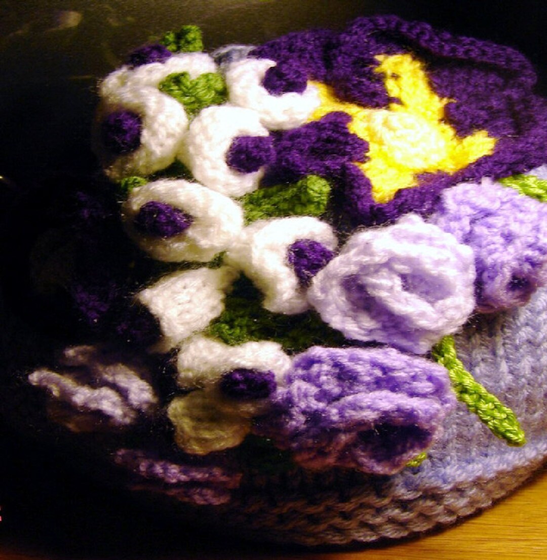 Pansy Cosy Knitting Pattern - Etsy
