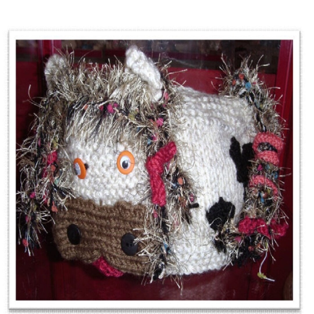 Cow Tea Cosy Knitting Pattern for Over Pot Tea Cozy Fresian Cow Tea ...