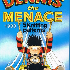 Dennis the Menace Vintage Jumper Knitting Pattern - Etsy UK