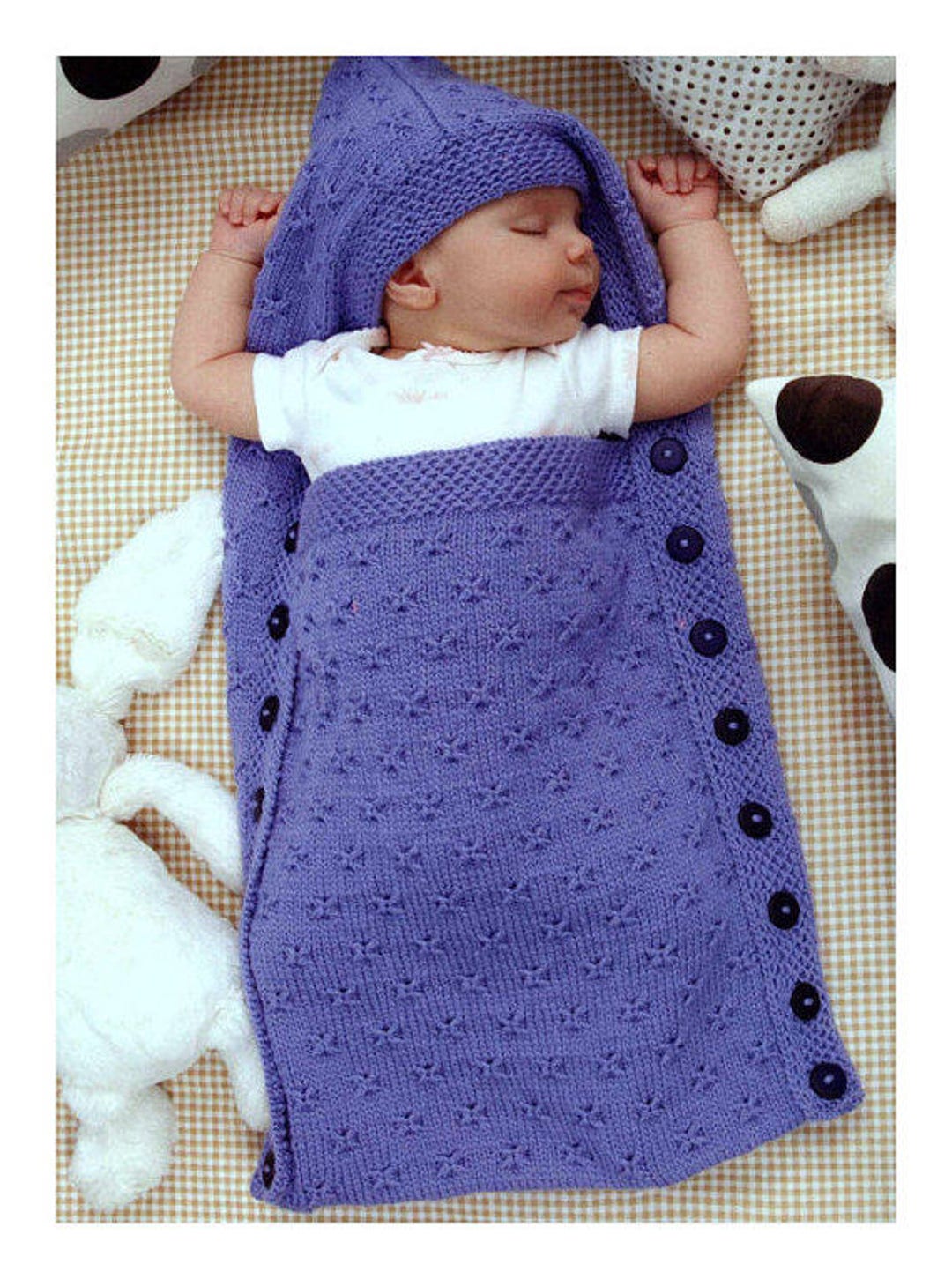 Baby Knitting Pattern, Sleeping Bag, Sleep Sack , Baby Knitting Pattern ...