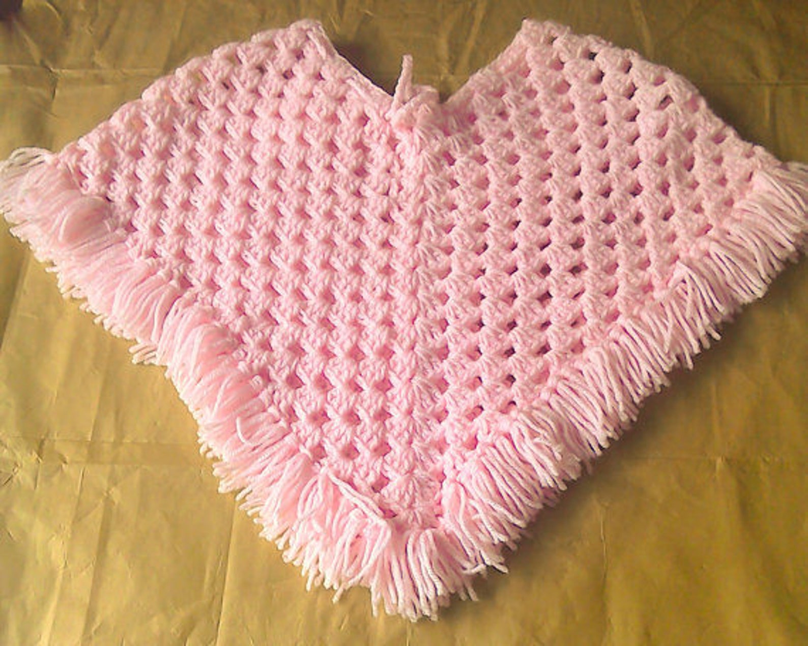 Crochet Poncho Pattern, Baby Poncho Pattern, Girl's Poncho Pattern ...