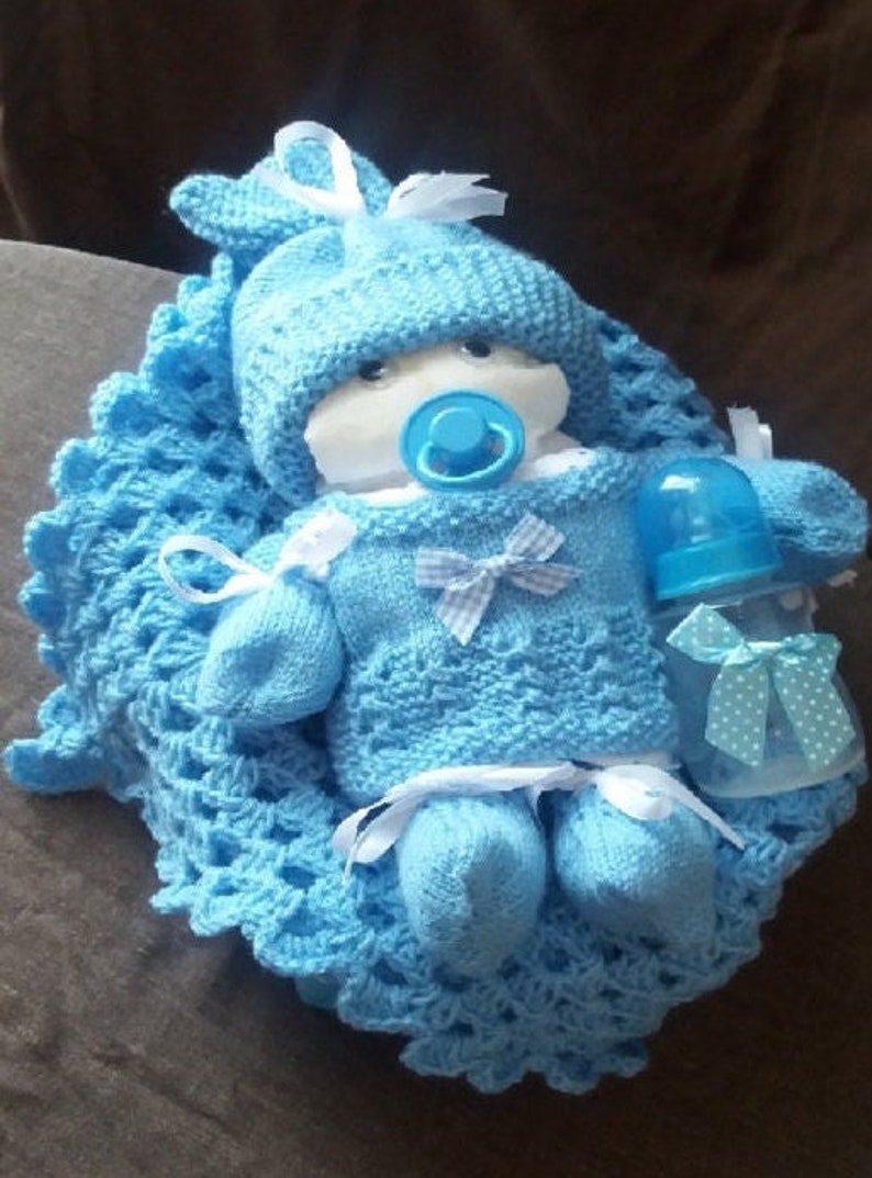 Baby Nappy Cake Knitting Pattern Book KNIT YOUR OWN Baby Shower Gift ...