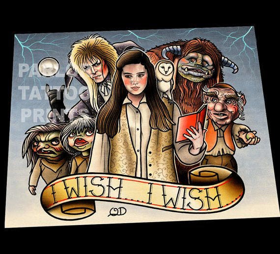 Labyrinth movie tattoo - Bronctattooaus.com
