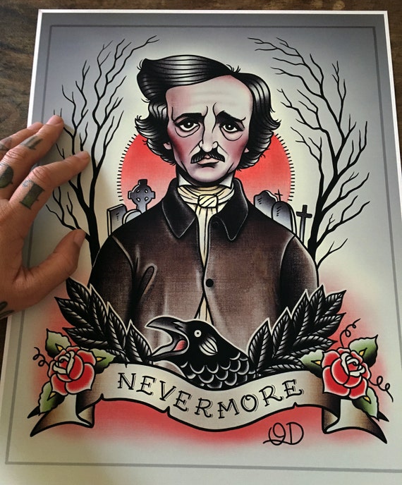 Edgar Allan Poe Nevermore Tattoos