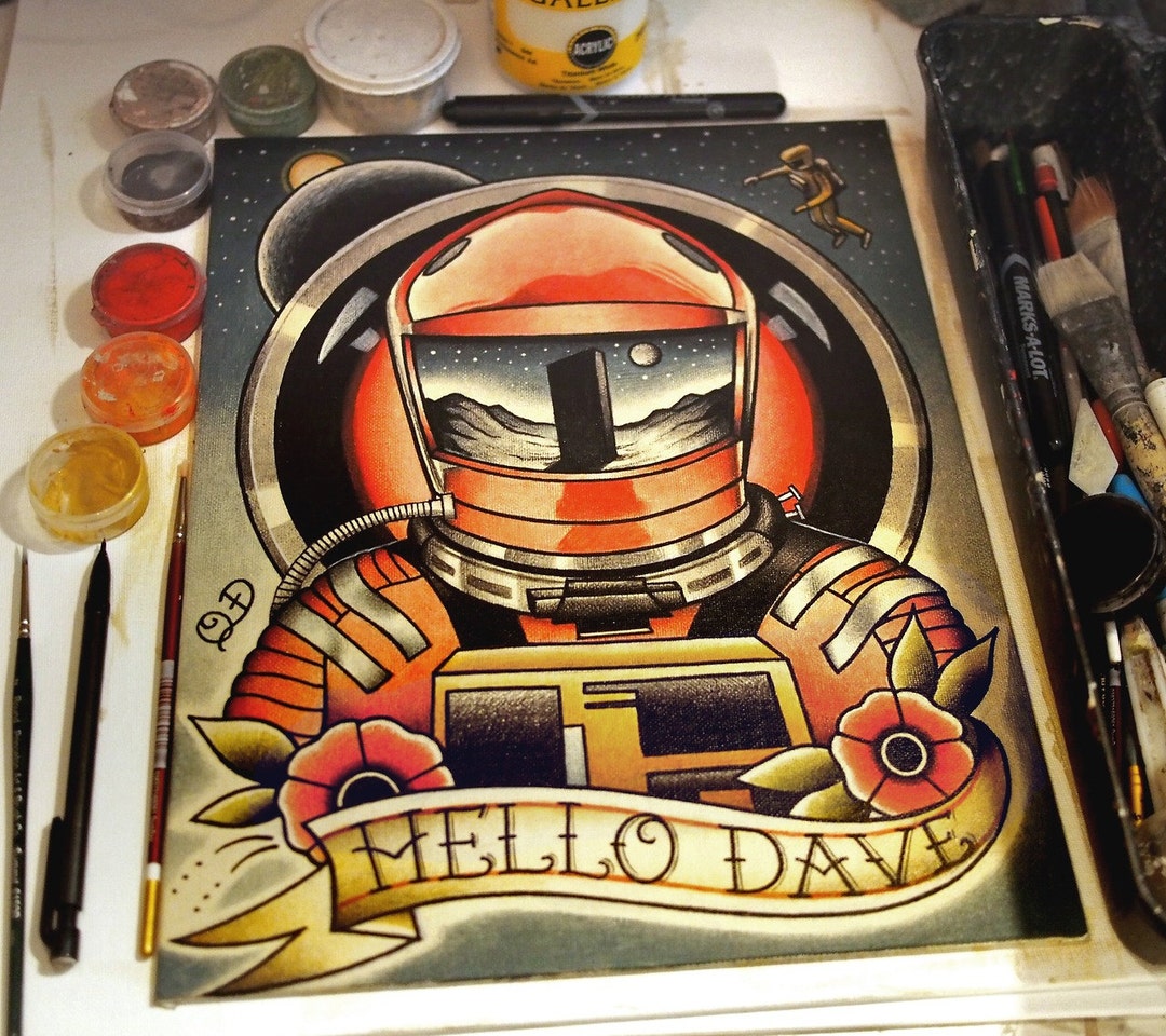 Hello Dave (2001: A Space Odyssey) Art Print 11"x14" - Etsy