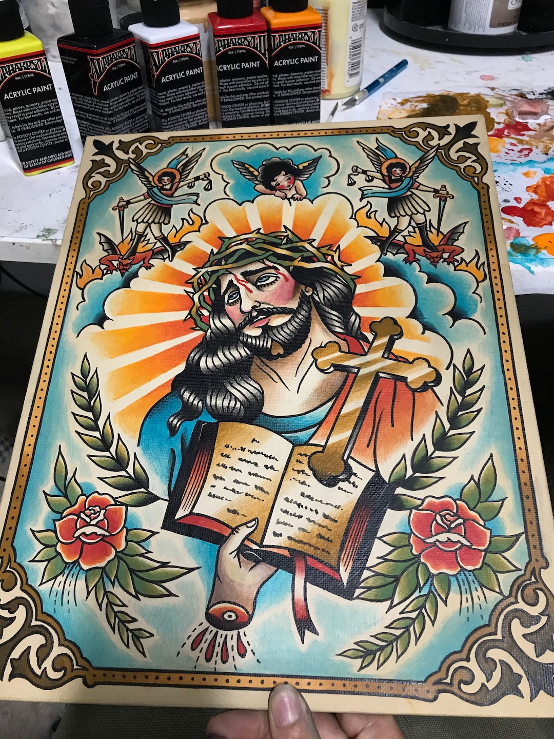 Jesus 2020 Tattoo Flash - Etsy