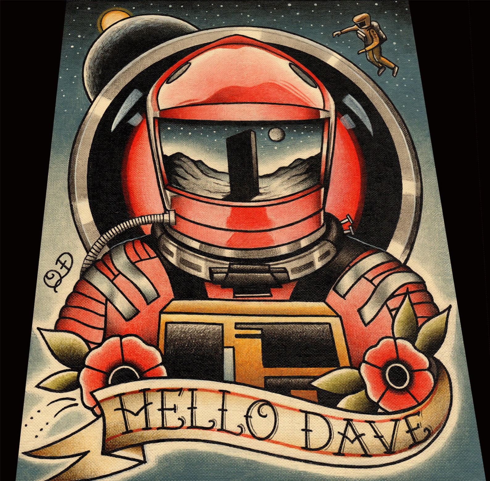 Hello Dave 2001: A Space Odyssey Art Print 11x14 | Etsy
