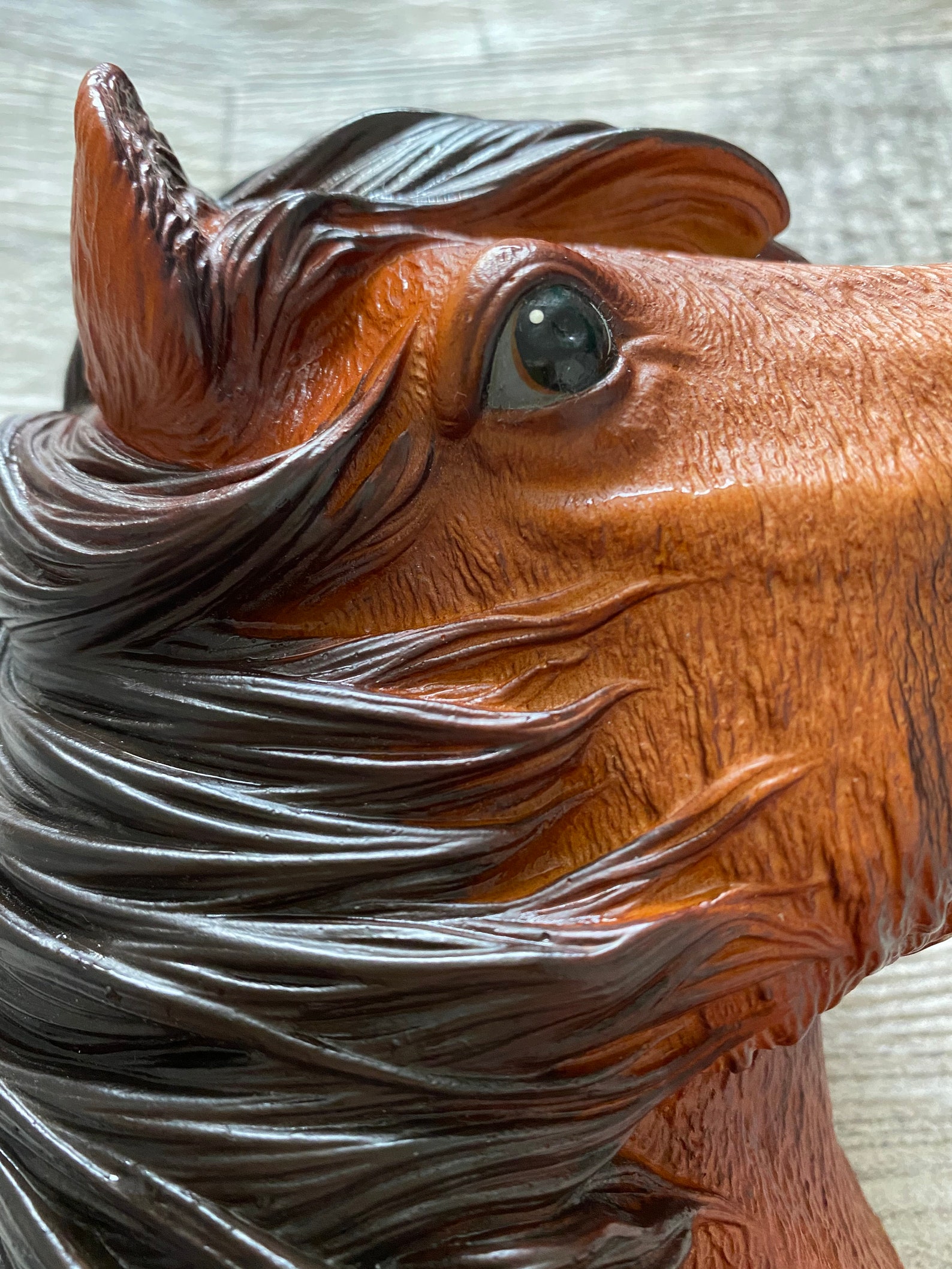 Frazer Art 3D Wall Hanging Realistic Chestnut Horse Head - Etsy