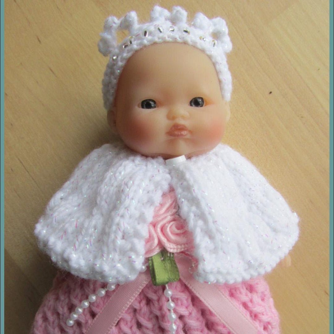 Knitting Pattern Princess Outfit for 5" Berenguer Doll - Etsy