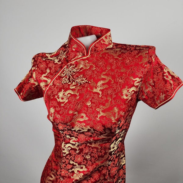 Red Cheongsam - Etsy