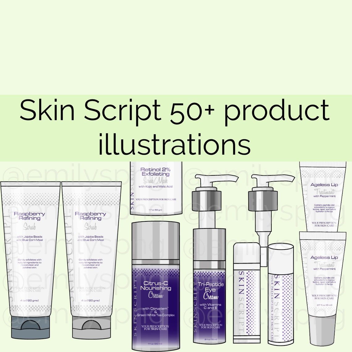 Skin Script Rx Skincare Line PNG Icon, Clipart, Medspa Digital Download, Aesthetician Story ...