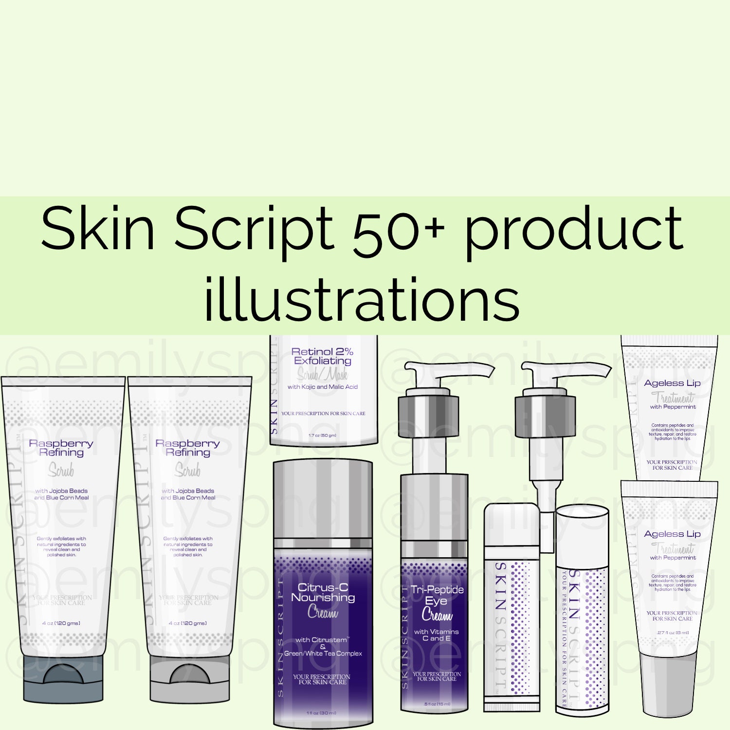 Skin Script Rx Skincare Line PNG Icon, Clipart, Medspa Digital Download ...