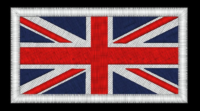 Union Jack British Flag Embroidery Design | Etsy