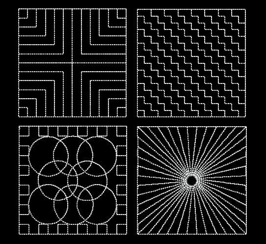 4 Quilt Block Stipple Designs | Etsy