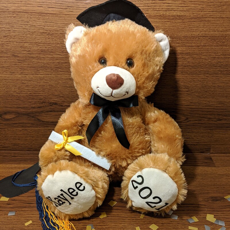 Graduation Plush Bear - Etsy