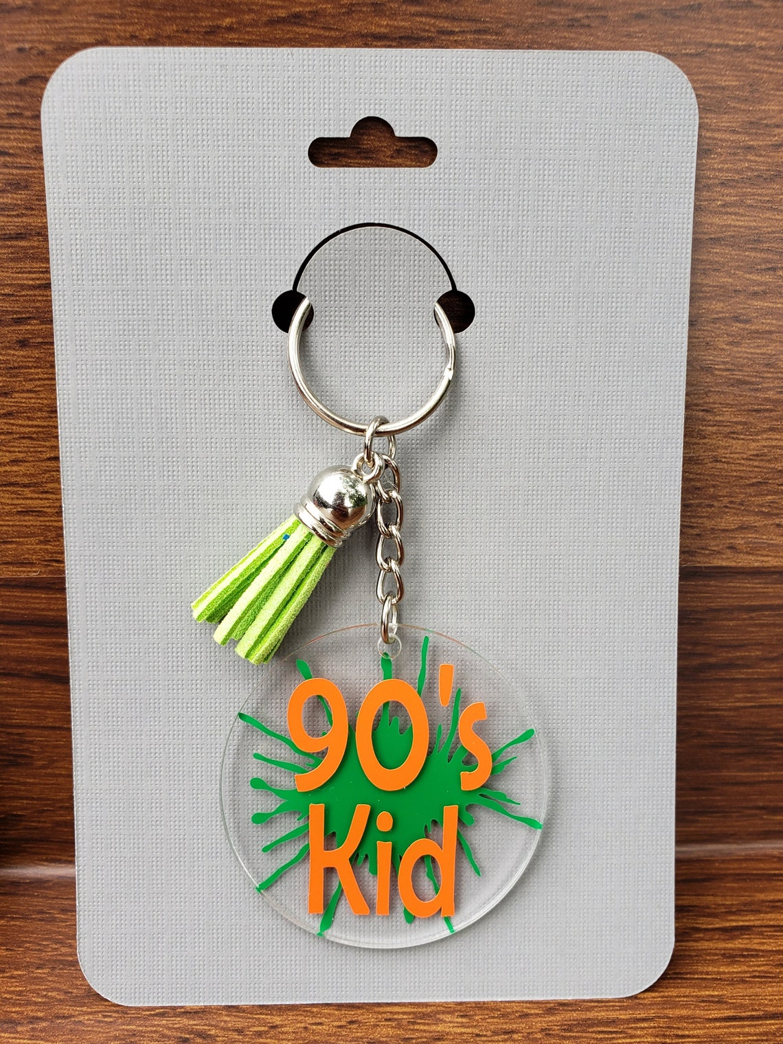 90's Kid Nostalgic Acrylic Key Chain 2 inch | Etsy