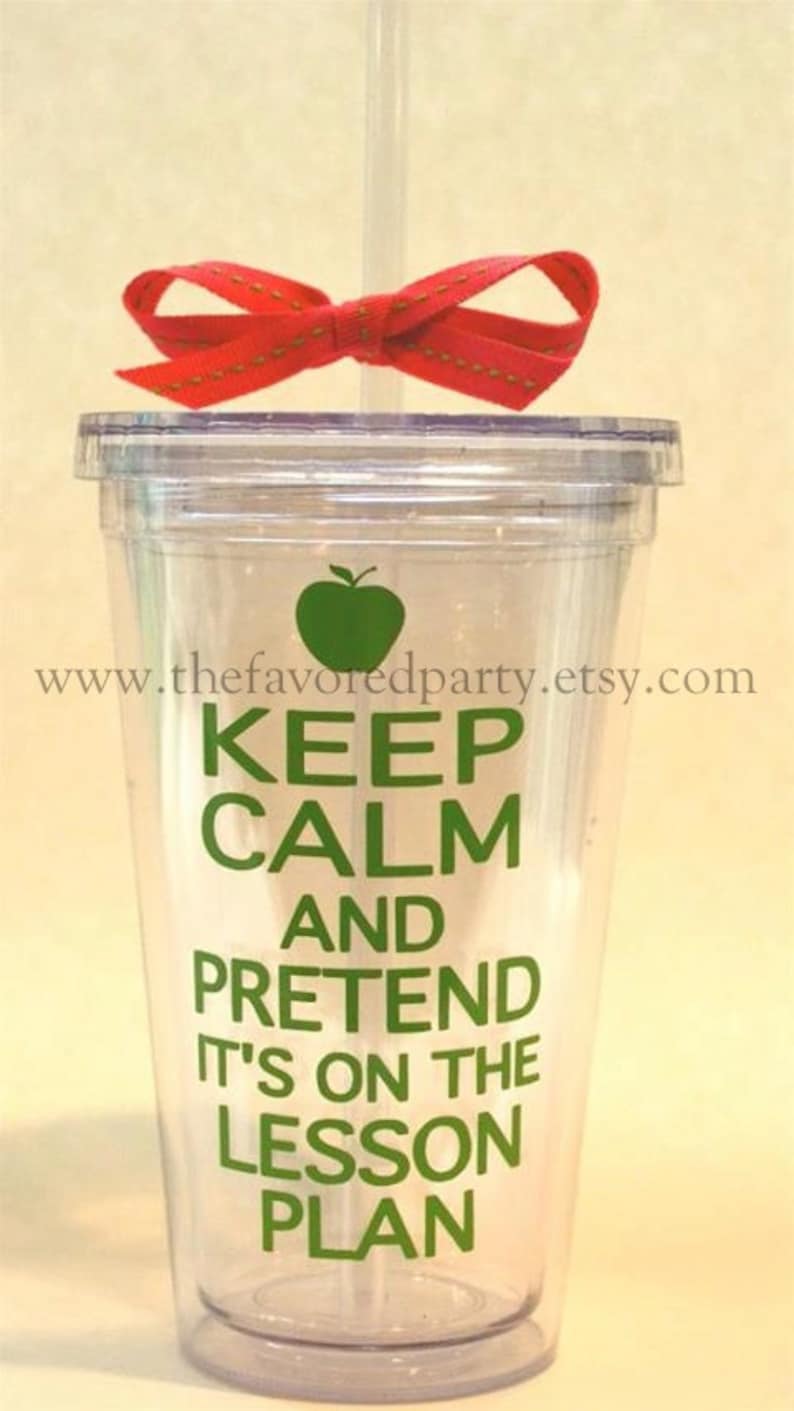KEEP CALM and Pretend It's on the Lesson Plan Acrylic - Etsy