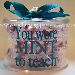 You Were MINT to Teach - Personalized Teacher Gift - Etsy